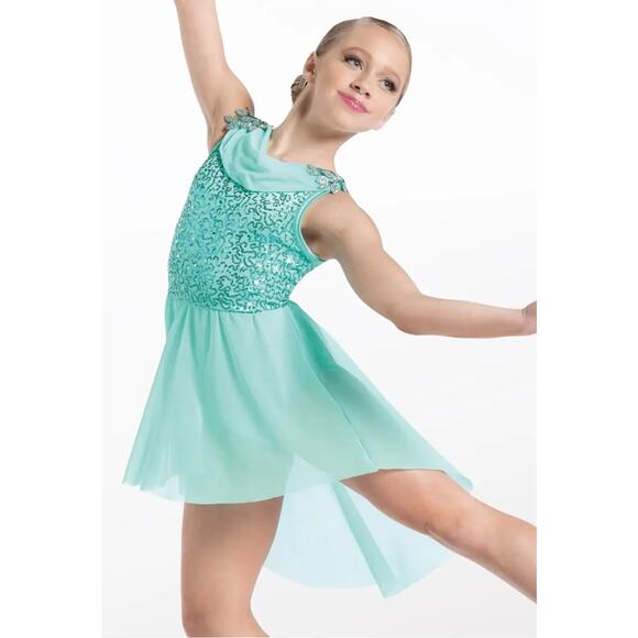 Weissman | Costumes | Dance Costume Weissman 374 Large Child Mint Green ...